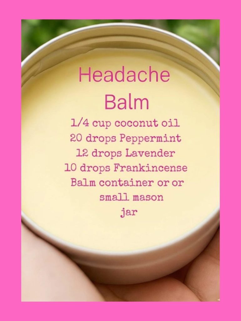 Homemade Headache Balm Recipe – YumYum